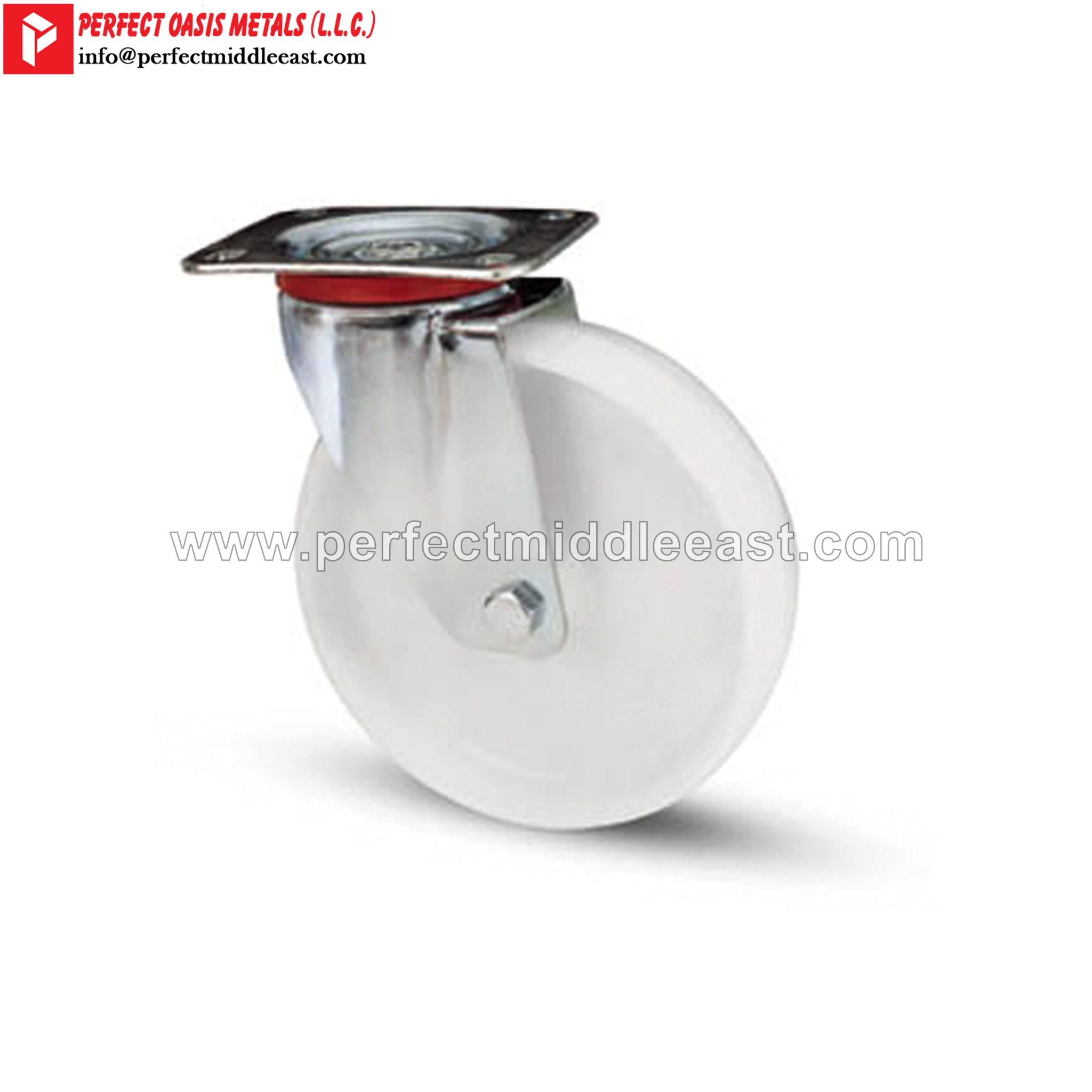 Nylon Castor Wheel - Perfect Oasis Metals LLC