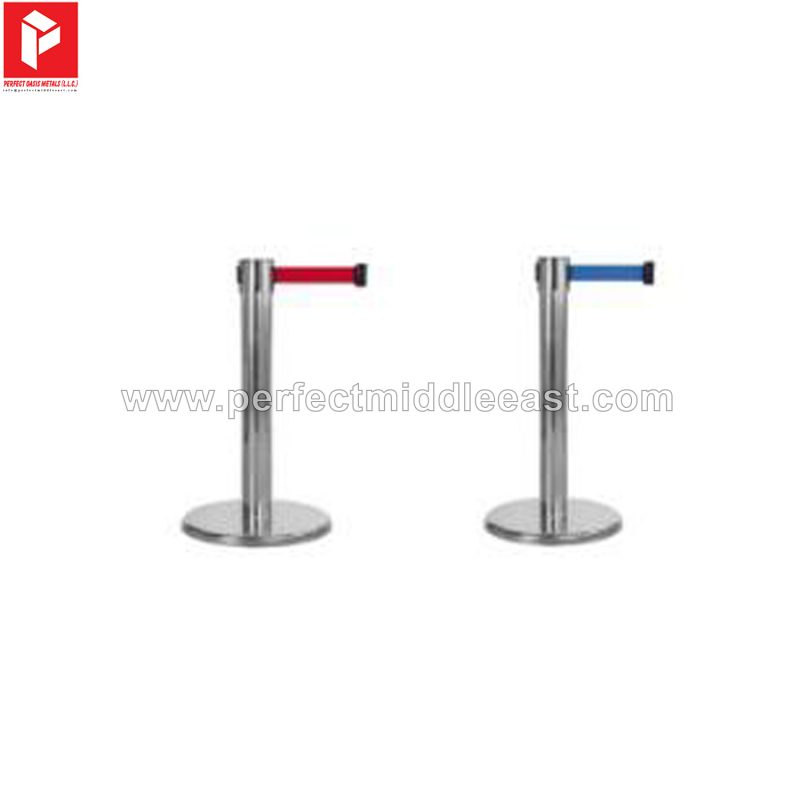 Retractable Queue Barrier S.S. - Perfect Oasis Metals LLC