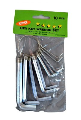 Allen Key Set Light Duty - Perfect Oasis Metals LLC