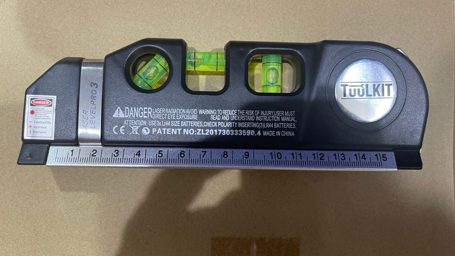 Laser Spirit Level With Measuring Tape 1 - Perfect Oasis Metals LLC