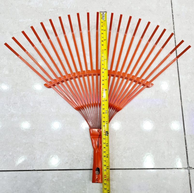 Garden Rake Twisted 12, 14 Teeth - Perfect Oasis Metals LLC