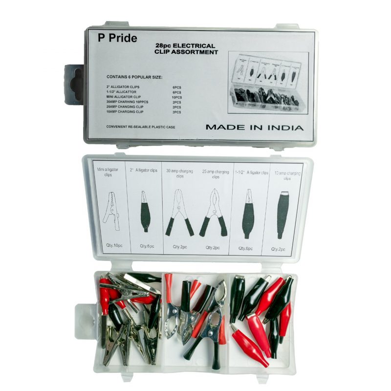 Electrical Clip Assortment 28pc Set - Perfect Oasis Metals LLC