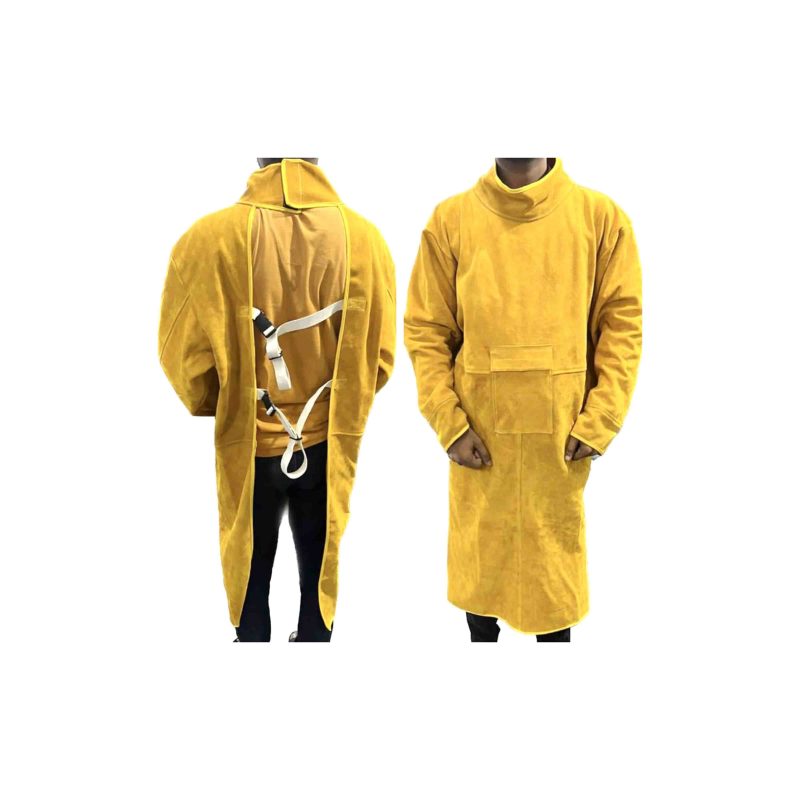 Welding Apron Golden Full Body Heavy Duty - Perfect Oasis Metals LLC